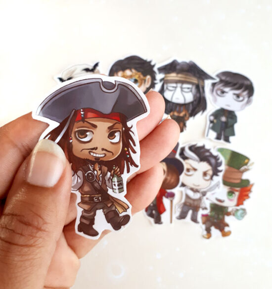 Johnny Depp Stickers - Dreamchaserart