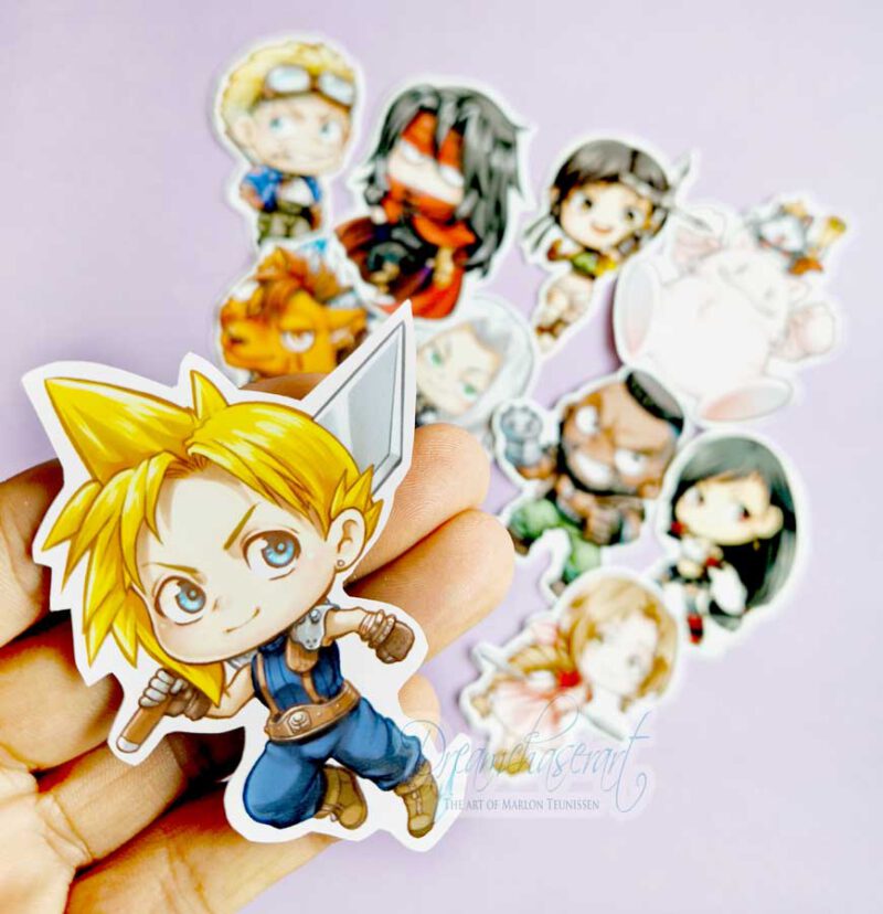 Final fantasy 7 sticker/magnet - Dreamchaserart