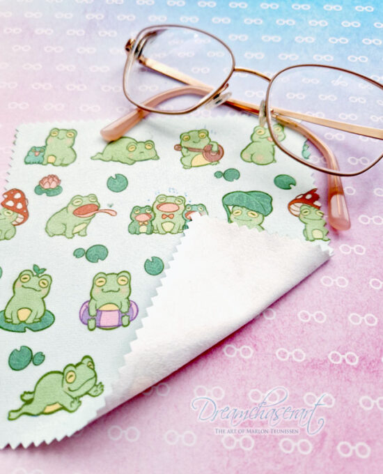 Kawaii Froggy Microfiber cloth - Dreamchaserart